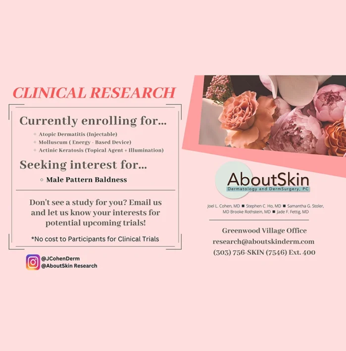 Clinical Research | AboutSkin AboutSkin Dermatology and DermSurgery, PC ...